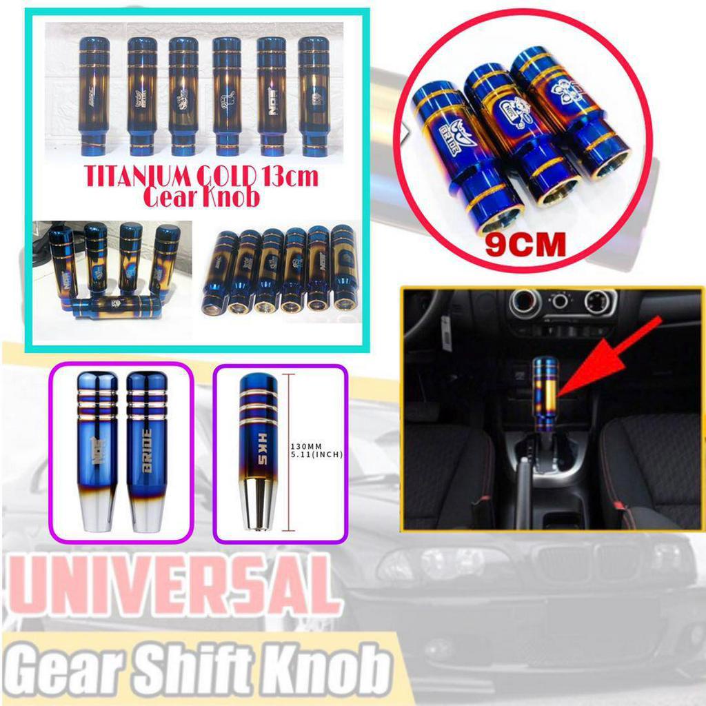 Universal Bride/HKS/NOS Burnt Blue Aluminum Gear Shift Knob Shifter ...
