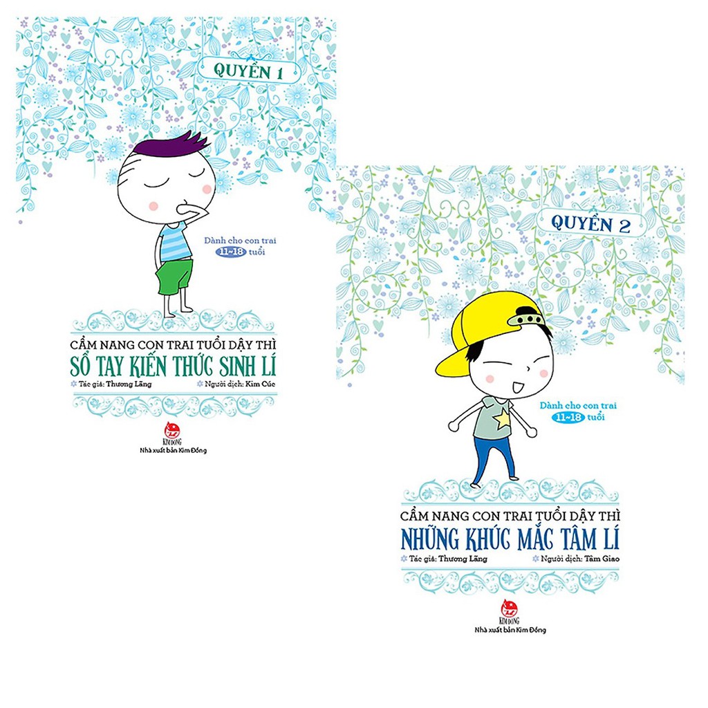 Kim Dong Book Combo Guide for Boys in Puberty (Complete set of 2 books ...