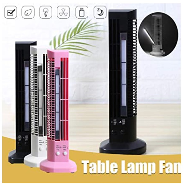 USB Tower Fan & Light 2 In 1 Cooling Fan + Led Creative Folding Table ...