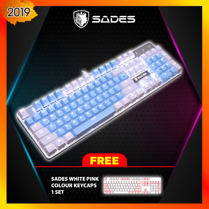 SADES Detachable Module Breathing LED Light Gamer Feng Ying Mechanical ...