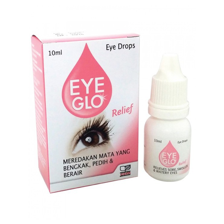 Eye Glo - Relief 10 ml Ubat Mata, Eye Drop, Eye Mo (Red) | Shopee Malaysia
