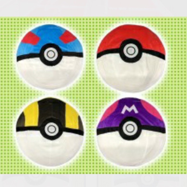 (Set with 4 Design) Banpresto Craneking Pokemon Pokeball Superball ...