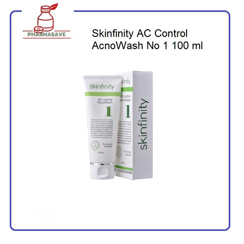 Skinfinity Acne Control AcnoWash No1 (Oily & Acne Skin Cleanser 100ml ...