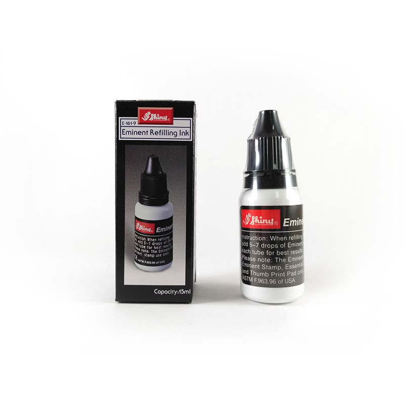 Shiny Eminent Ink / Thumb Print Pad Refill Ink 15ml E161-9 Flash Stamp ...