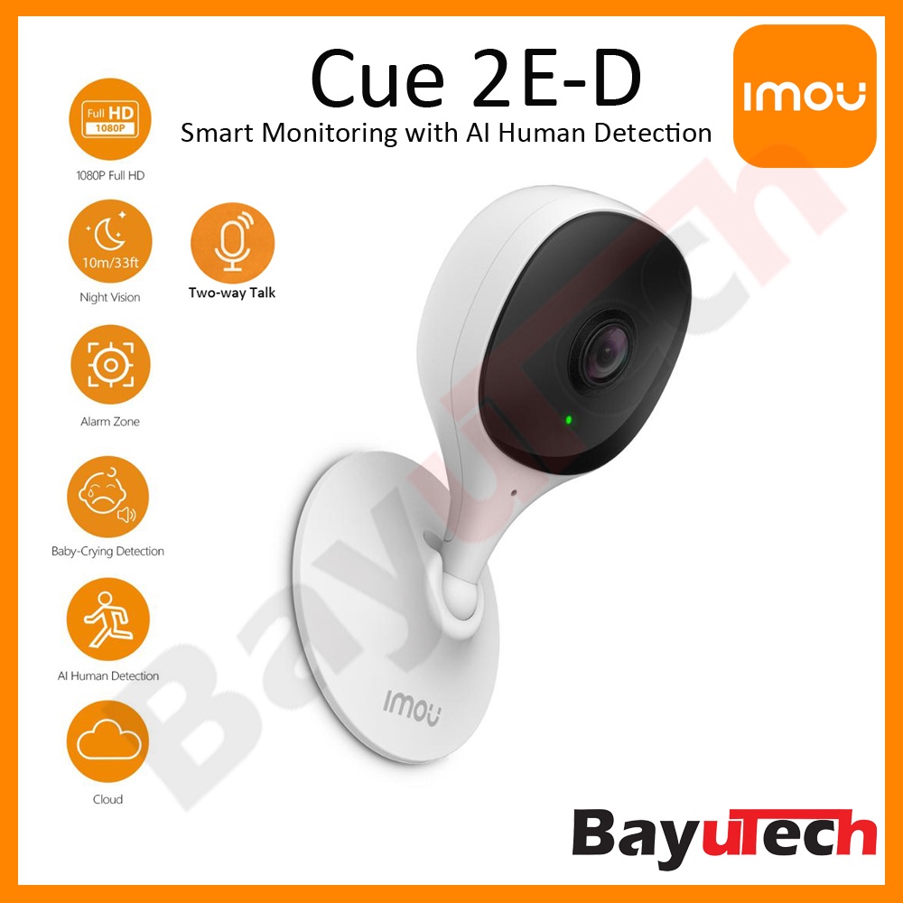 IMOU Cue 2 / Cue 2C 1080P Wireless IP CCTV Camera, Human , Abnormal ...