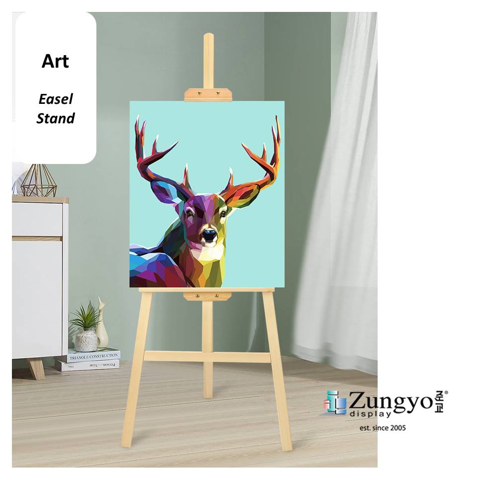 Adjustable DIY Art Wooden Poster Easel Stand 1.7m height | Shopee Malaysia
