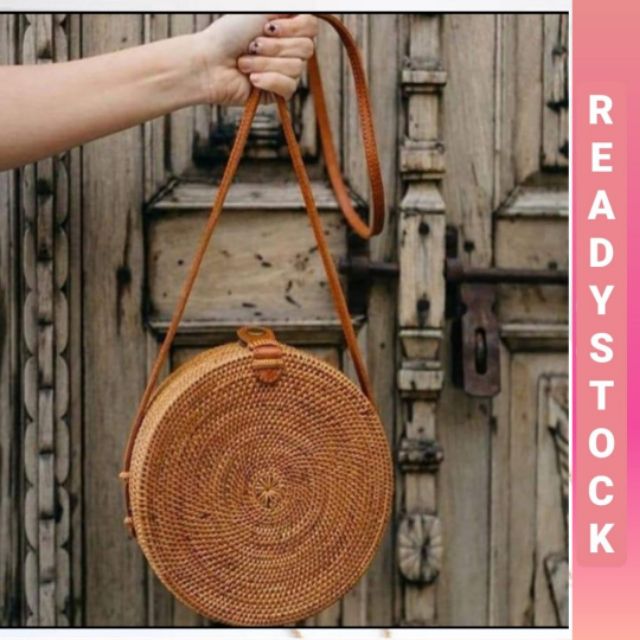 BEG ROTAN CHE TA VIRAL BEG ROTAN ASLI INDONESIA | Shopee Malaysia