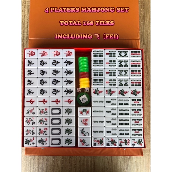 [Ready Stock] High Quality 4 Players Mahjong Traditional Chinese Tile ...