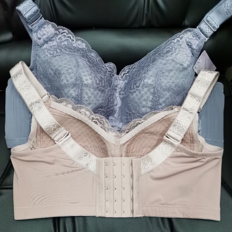 Ready stock Baju dalam wanita 34B-40B tidak besi,menutup lemak, bra 5 ...