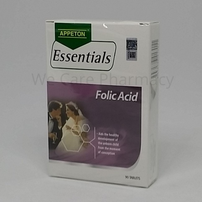 Appeton Esssentials Folic Acid 400mcg Tablet 90's | Shopee Malaysia