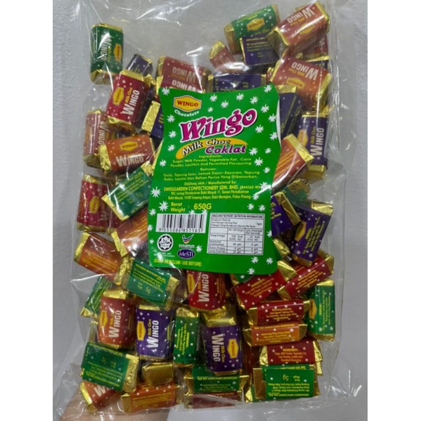 💕 READY STOCK]💕 WINGO MILK CHOCOLATE 600 GRAM!! | Shopee Malaysia