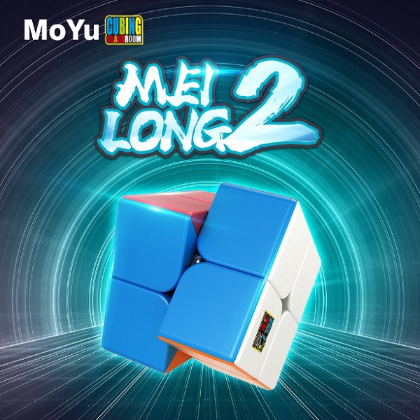 [SC Stok M'sia] MoYu Mei Long 2x2x2 Stickerless Magic Cube Meilong 2x2 ...