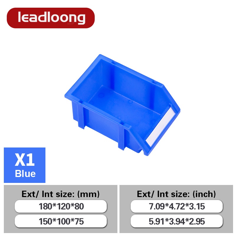 X SERIES PARTS BIN |Plastic Stackable Parts Box Multi Toolbox for ...