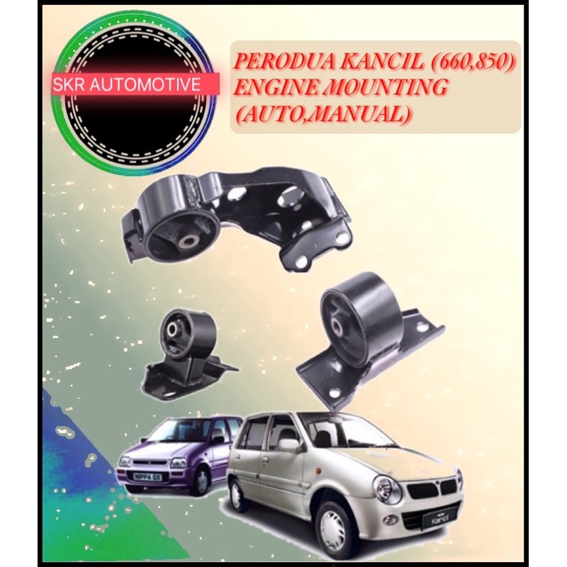 PERODUA KANCIL 660,850 (AUTO/MANUAL) ENGINE MOUNTING FULL SET (3 PCS) | Shopee Malaysia