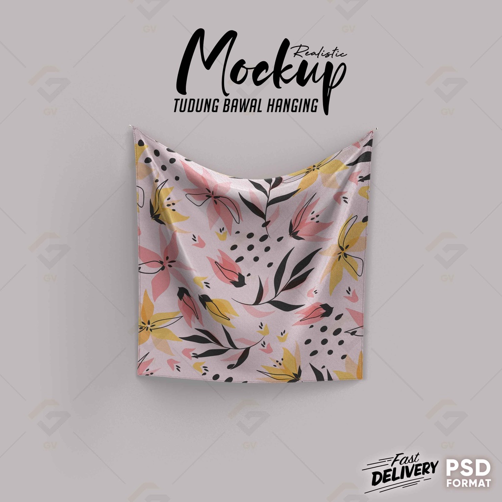 🔥𝗙𝗔𝗦𝗧 𝗗𝗘𝗟𝗜𝗩𝗘𝗥𝗬🔥 Premium Mockup Editable Hijab Tudung Bawal Shawl Scarf ...