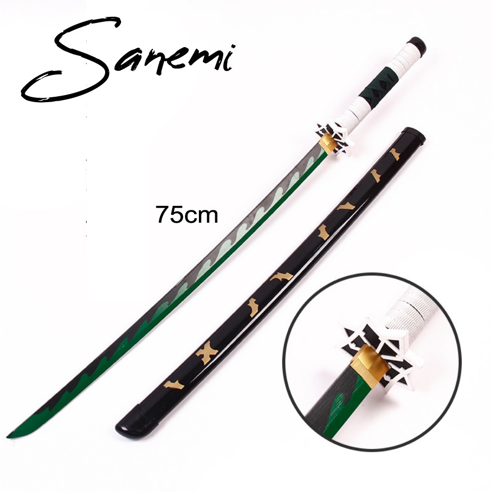 Demon Slayer Sword 104cm Tanjiro Giyu Japan Anime Cosplay 75cm Kids Toy ...