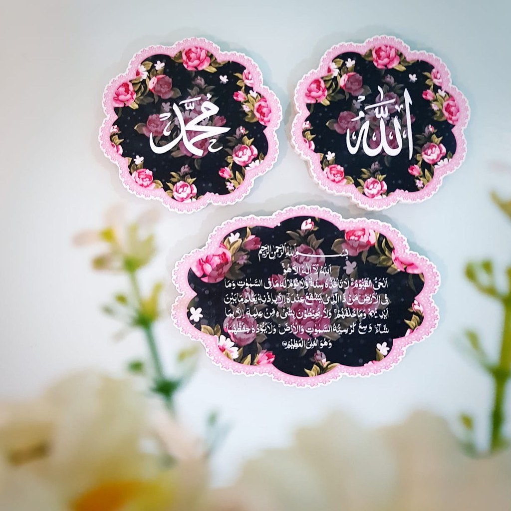 HIASAN DINDING HITAM Wall Hanging Display Decoration Poster Shabby ...