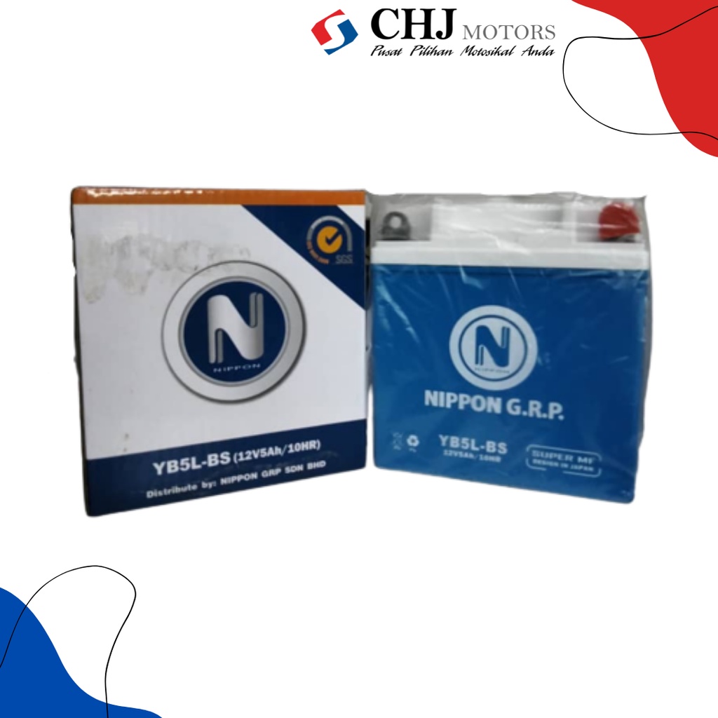 SYM YB5L-BS NIPPON BATTERY -(SYM BRAND) | Shopee Malaysia