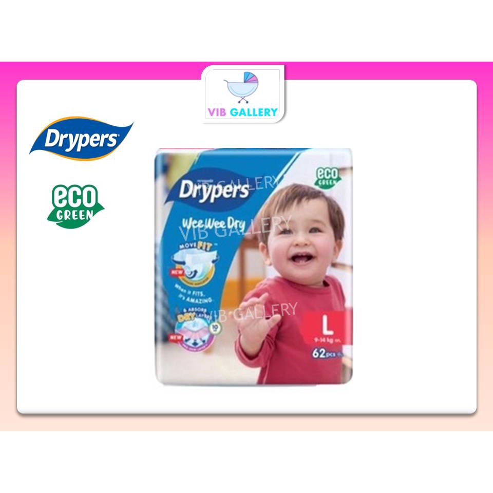 DRYPERS WWD TAPE** (S/M/L/XL/XXL)2PKT FREE 1 BAJU | Shopee Malaysia