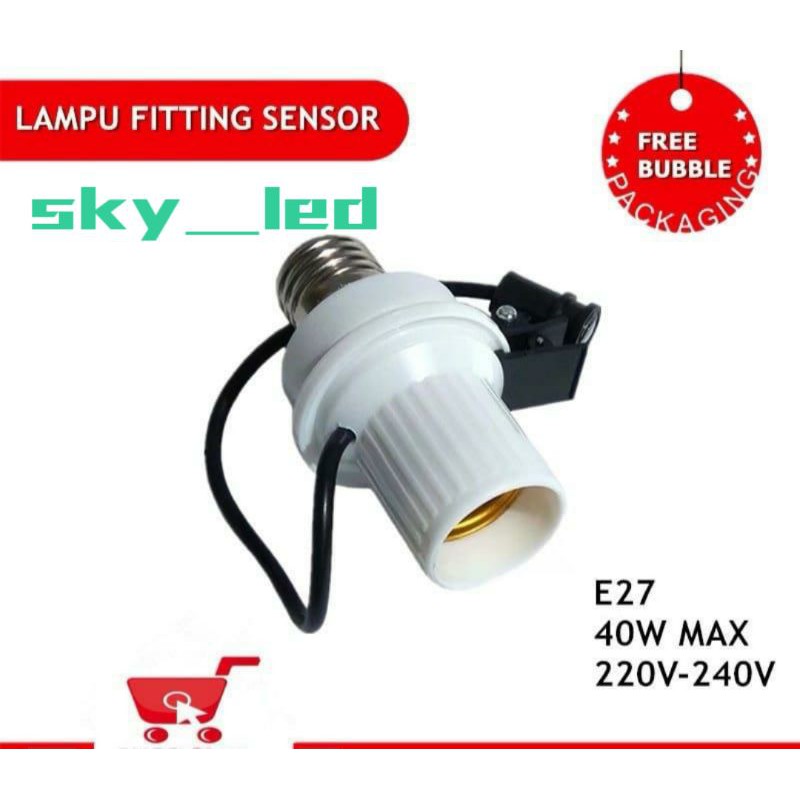 CAHAYA E27 sensor Light Fittings/sensor Light/Day Night Light sensor ...