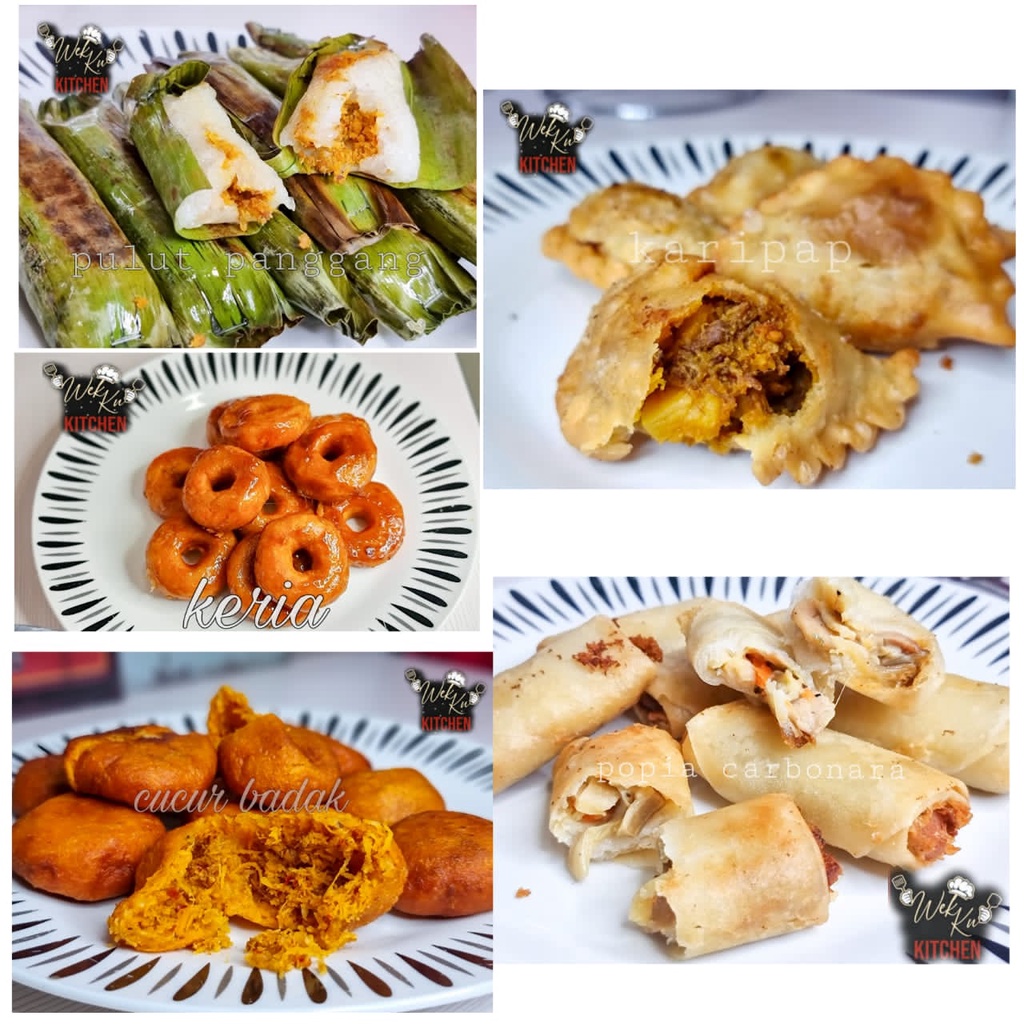 KUIH FROZEN HOMEMADE (10-15pcs/pack) Popia Carbonara/Karipap/Pulut ...