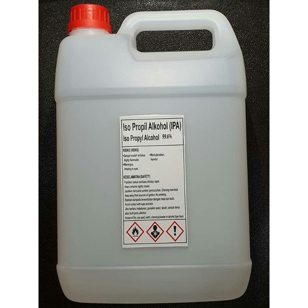 99% Pure Isopropyl Alcohol (IPA) 5 litres / 75% Isopropyl Alcohol (IPA ...