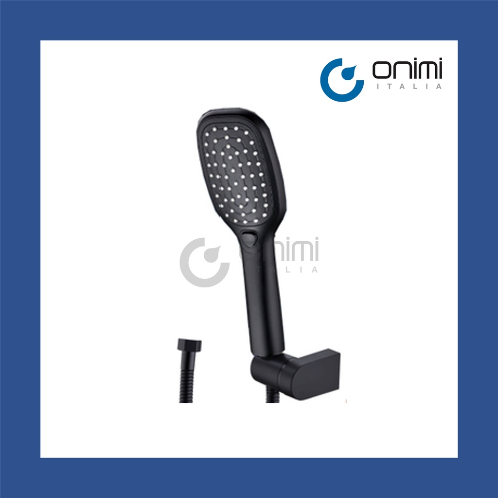 Onimi Italia - 2 in 1 Function Hand Shower Set (Black / Chrome Hand ...