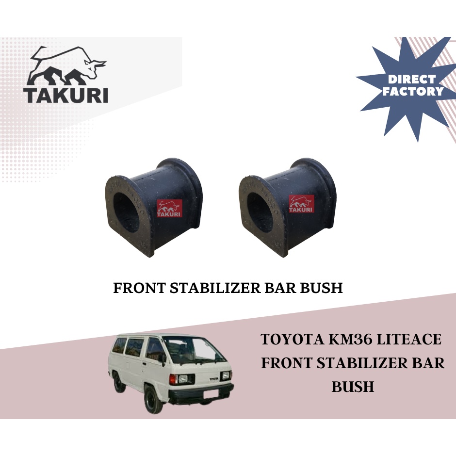 [DIRECT FACTORY] TOYOTA KM36 LITEACE FRONT STABILIZER BAR BUSH **TAKURI ...