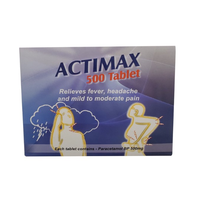 Paracetamol Actimax 500mg 10's/500’s | Shopee Malaysia