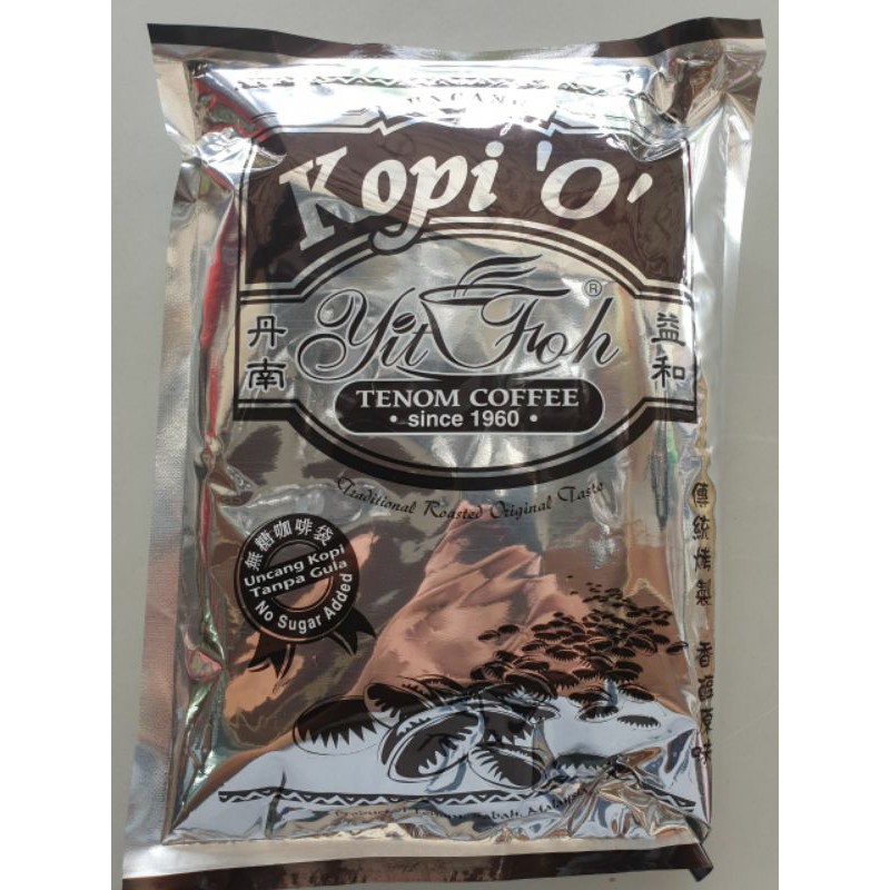 YIT FOH TENOM COFFEE "Kopi O"- Latte / with Sugar / No Sugar (12 ...