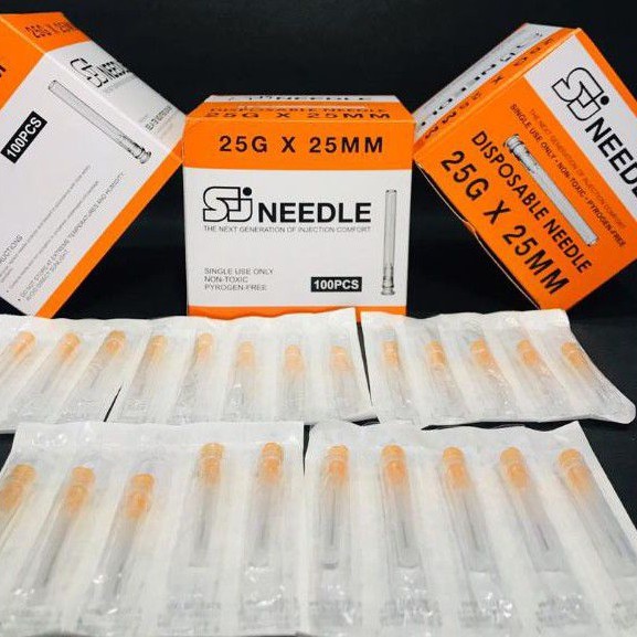 DISPOSABLE NEEDLE 25G X 25MM(100PCS) | Shopee Malaysia