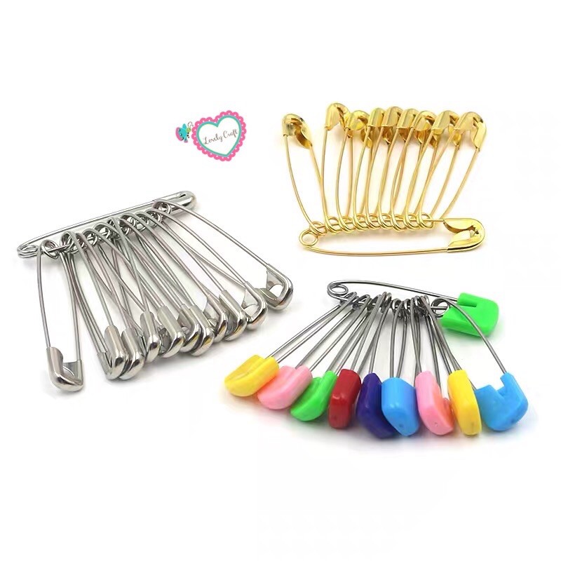 Safety Pin / Pin Keselamatan / Pin Tudung/安全扣 1.5cm ~ 5.5cm (100pcs ...