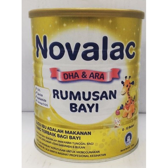 Novalac DHA & ARA 800g 0-12 Bulan | Shopee Malaysia