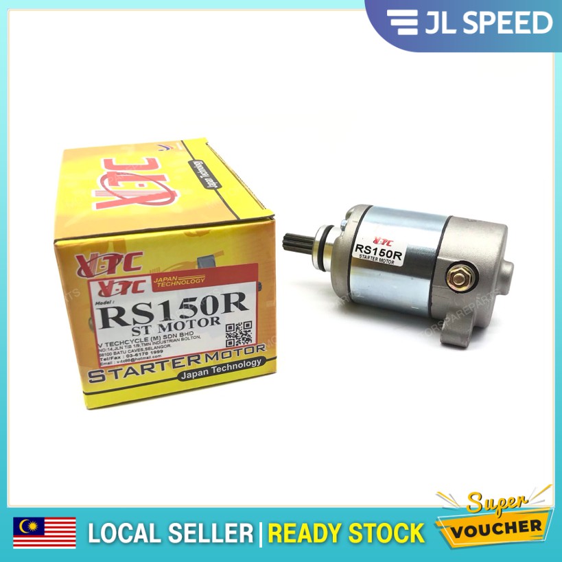 [MALAYSIA READY STOCK] JL SPEED HONDA RS RS150 RS150R STARTER MOTOR VTC ...