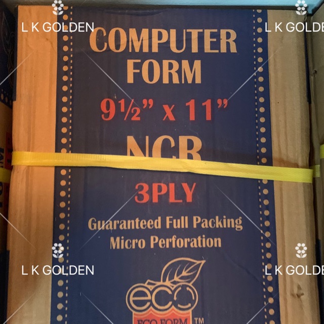 Computer Form 3 ply NCR 9.5" x 11" (500 Fans) | Shopee Malaysia