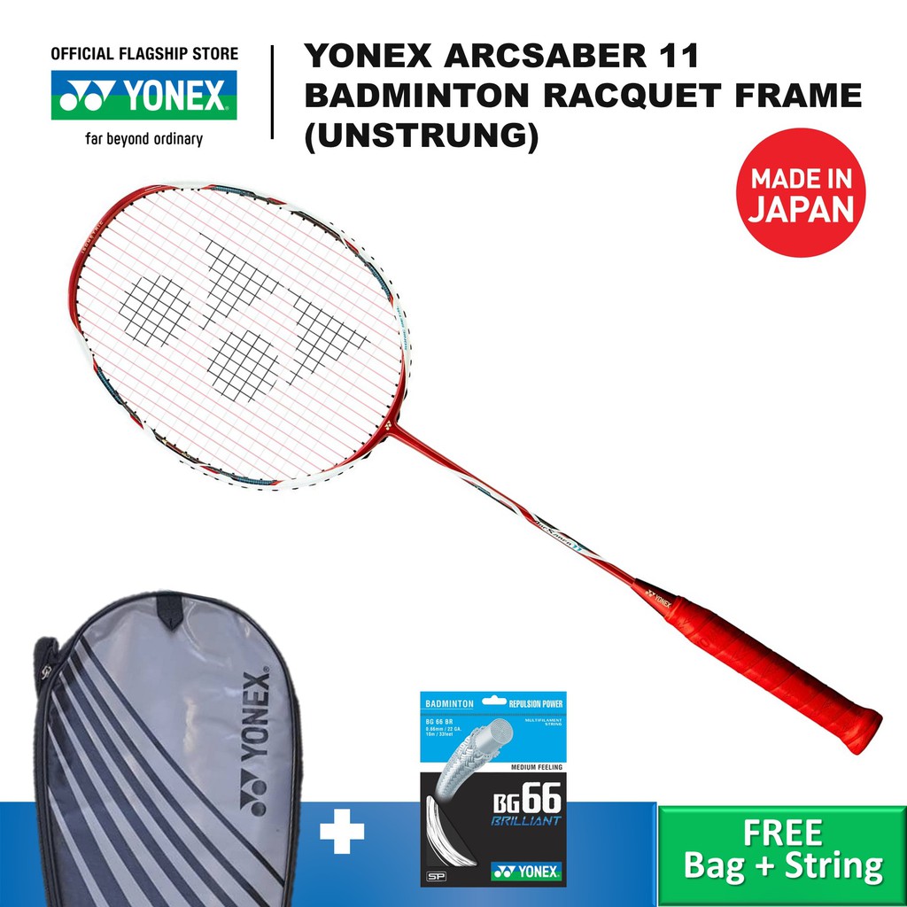 Yonex ArcSaber 11 Badminton Racquet Frame [Free String]|ARCSABER 11 Bingkai Raket Badminton ...
