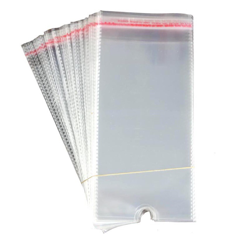 [HuaiStore] Socks Plastic 100pcs Transparent Self Adhesive OPP Plastic ...