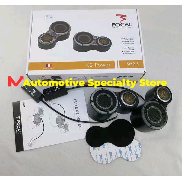 FOCAL 3.5 MIDRANG & 2 TWEETER SPEAKER SET MYVI ALZA TOYOTA FOCAL FULL ...