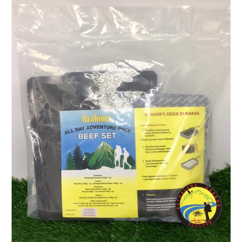 RANGSUM Brahim’s All Day Adventure Pack Beef Set Camping Hiking Food ...