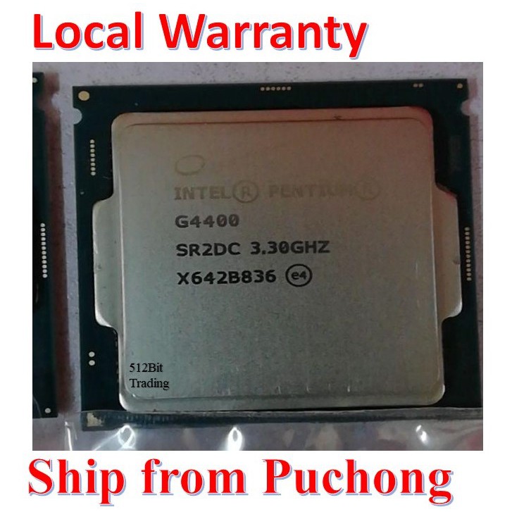 Intel processor G4400 G4560 4900 5400 i3 6100 7100 i5 6400 6500 6600 Celeron G3900 3930 1511 ...
