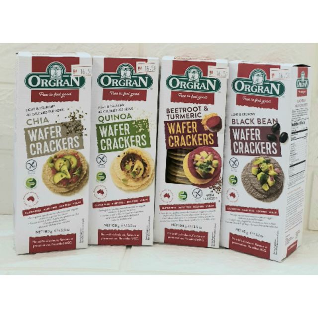 ORGRAN GLUTEN FREE WAFER CRACKERS 100g( exp 2020 ) | Shopee Malaysia
