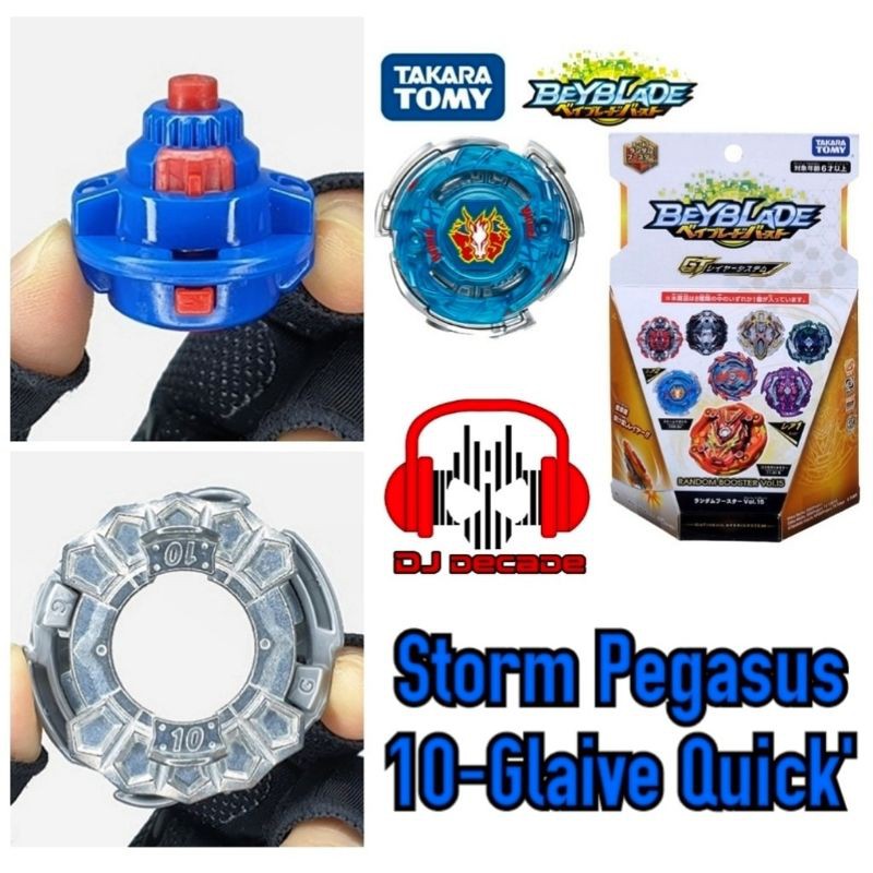 TAKARA TOMY BEYBLADE B-140 02 STORM PEGASUS 10 GLAIVE QUICK' | Shopee ...