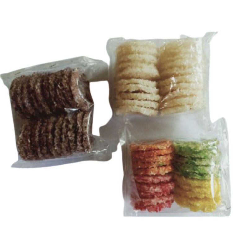 Beras Pulut Sagu Warna Warni Inang Renginang Snack food Inang-inang ...