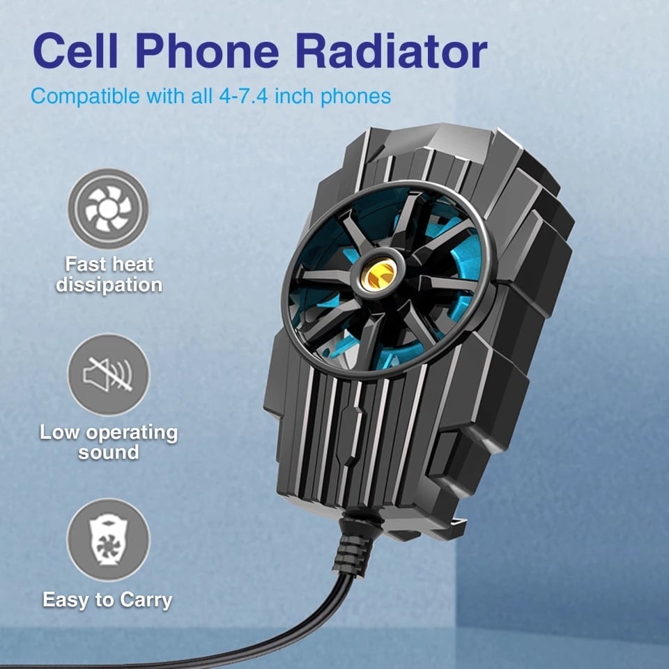🔥Ready stock🔥G6 Radiotor Fan for IOS and Andriod Gaming, Mobile Phone ...