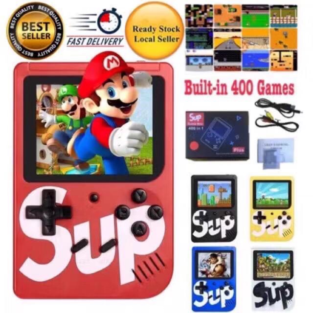 New Mini SUP Gameboy Handheld Console 3.0 Inch Screen USB Retro Classic ...
