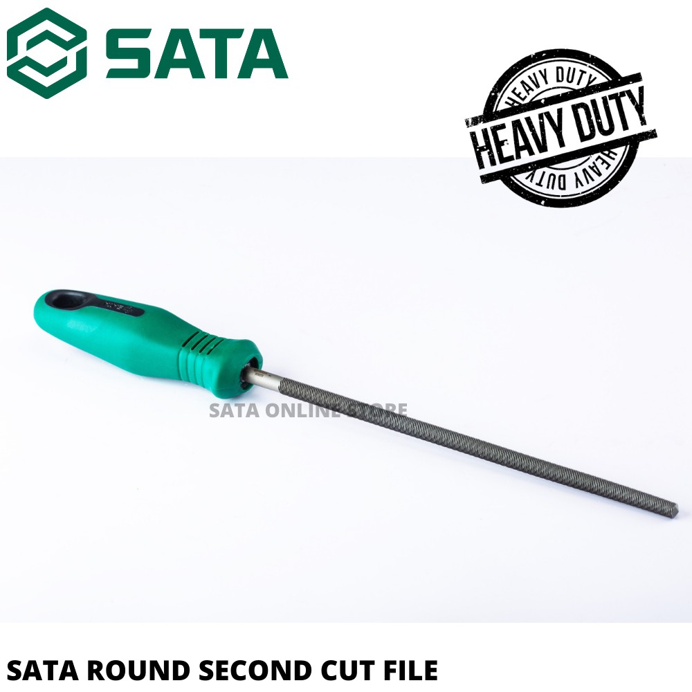 SATA 03972 ROUND SECOND CUT FILE 8'' / FILE SET / CUT FILE / ROUND FILE / SECOND ROUND FILE ...