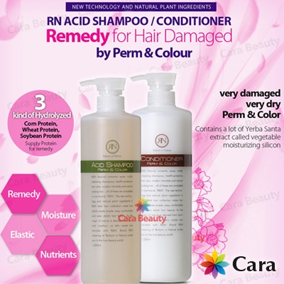 RN Perm & Color ACID Shampoo / Conditioner 1000ml | Shopee Malaysia
