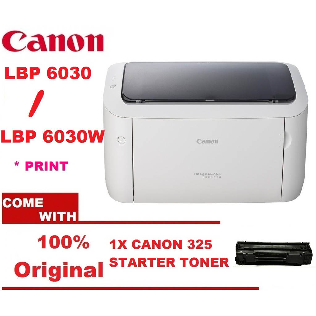 CANON ImageCLASS LBP6030 / LBP6030W MONO LASER PRINTER PRINT ONLY | Shopee Malaysia