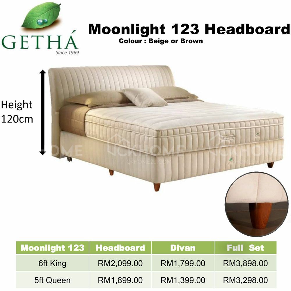 GETHA MOONLIGHT 123 BED (HEADBOARD + DIVAN) | Shopee Malaysia