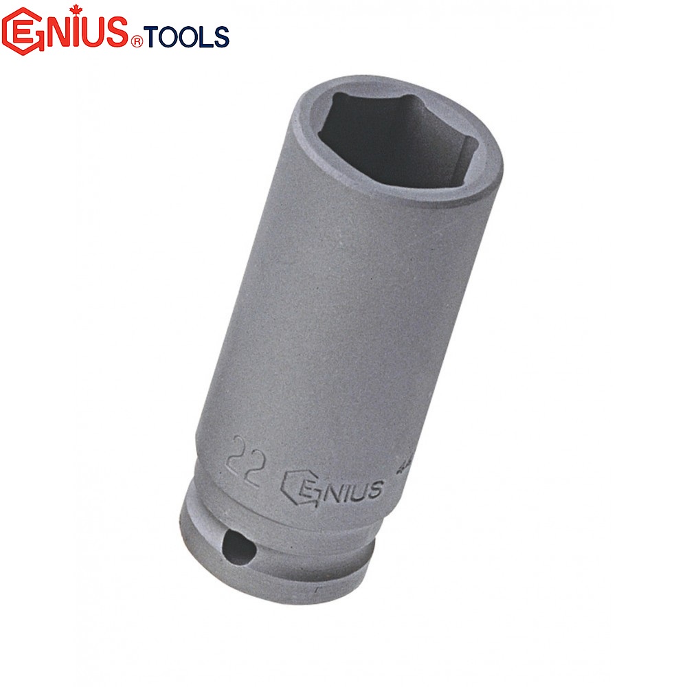 GENIUS TOOLS DEEP IMPACT SOCKET 1/2" DR. 10mm ~ 32mm ( 6PT ) | Shopee ...